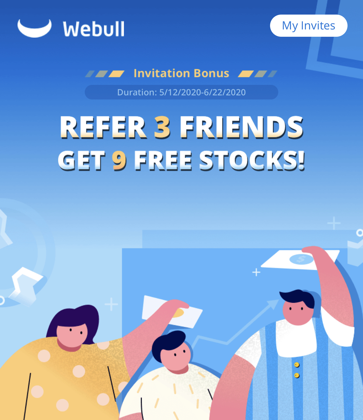 GRATIS Dos stocks valor de $5 hasta $1400 con la app WeBull | Súper ...